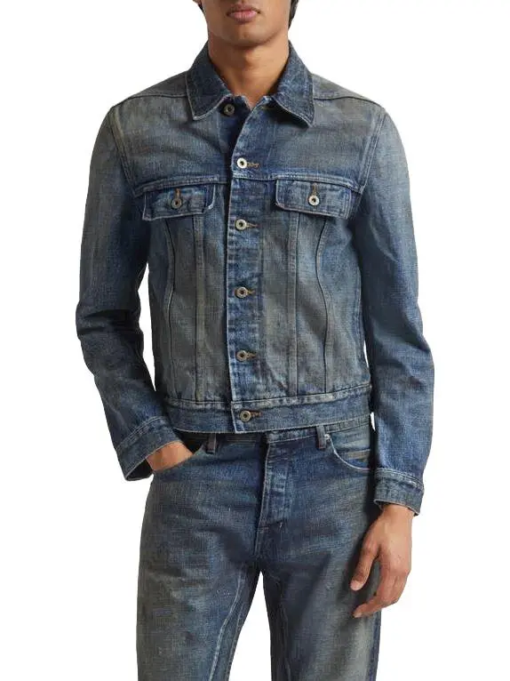 Rick Owens Denim Trucker Jacket - Vintage Indigo