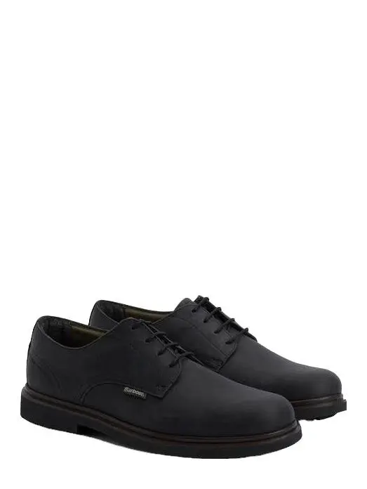 Barbour Carthy Plain Toe Derby - Black