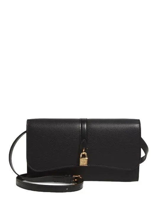 Stella McCartney Ryder Faux Leather Crossbody Clutch - Black