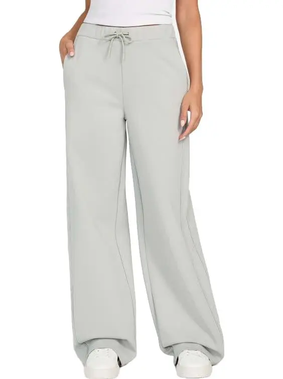 Guess Wide-leg French Terry Sweatpants - Oxford