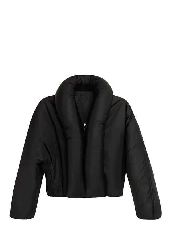 Alaïa Taffeta Padded Bomber Jacket - Noir