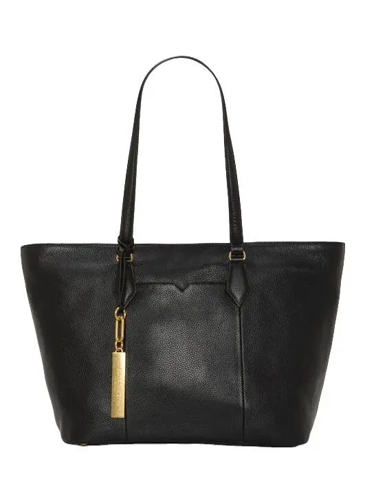 Vince Camuto Leather Tote Bag - Black