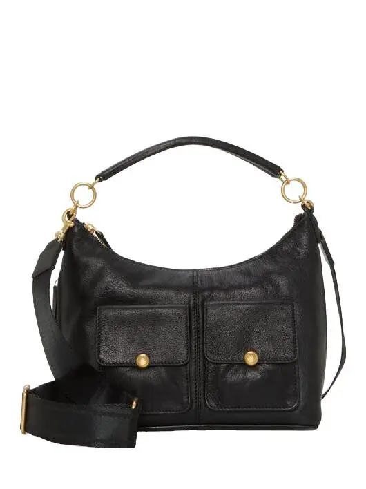 Vince Camuto Carly Leather Shoulder Bag - Black