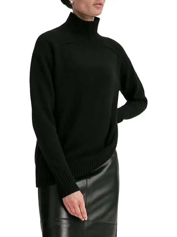 A.L.C. Archie Turtleneck Cashmere Sweater - Black