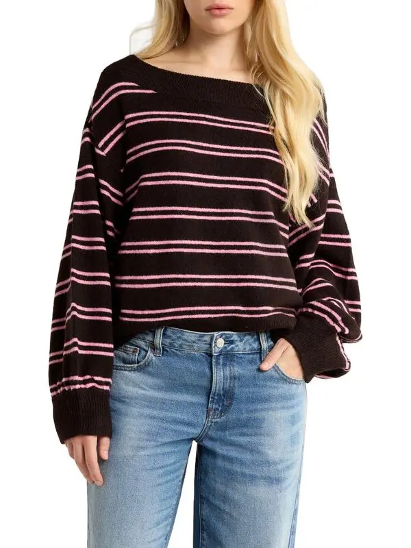 PACSUN Knit Pullover - Stripe