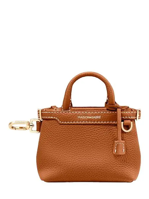 MAISON DE SABRE Sabrémoji Petite Palais Charm - Pecan Brown