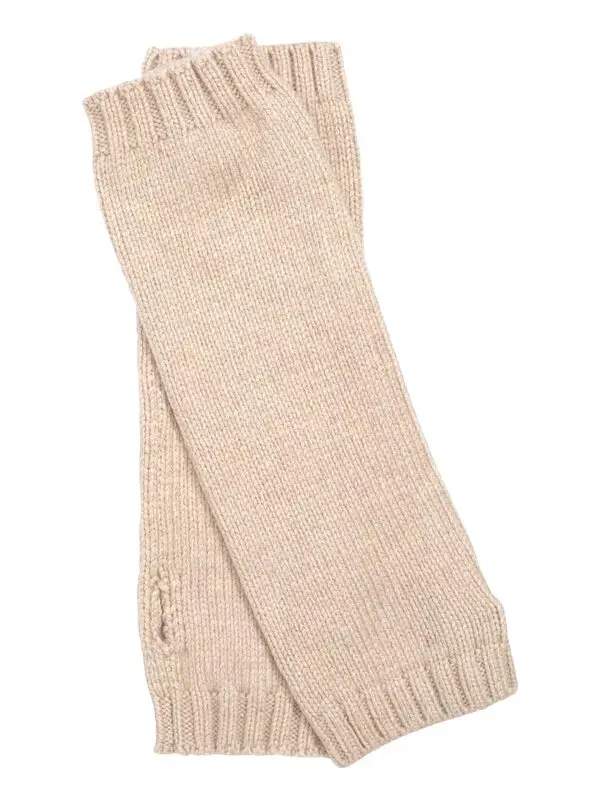 Echo Drapey Arm Warmers - Cream