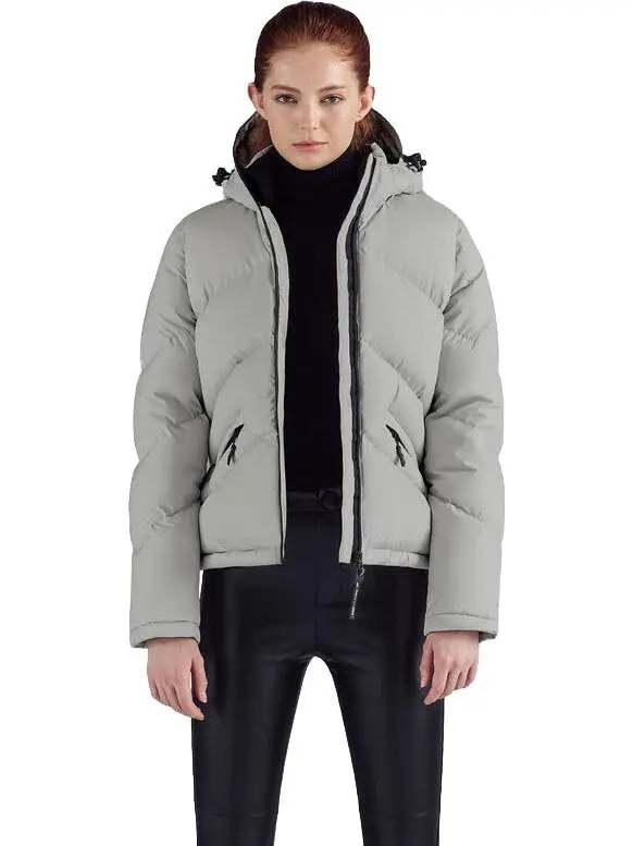 TRIPLE F.A.T. GOOSE Brenay Puffer Down Jacket - Quiet Grey