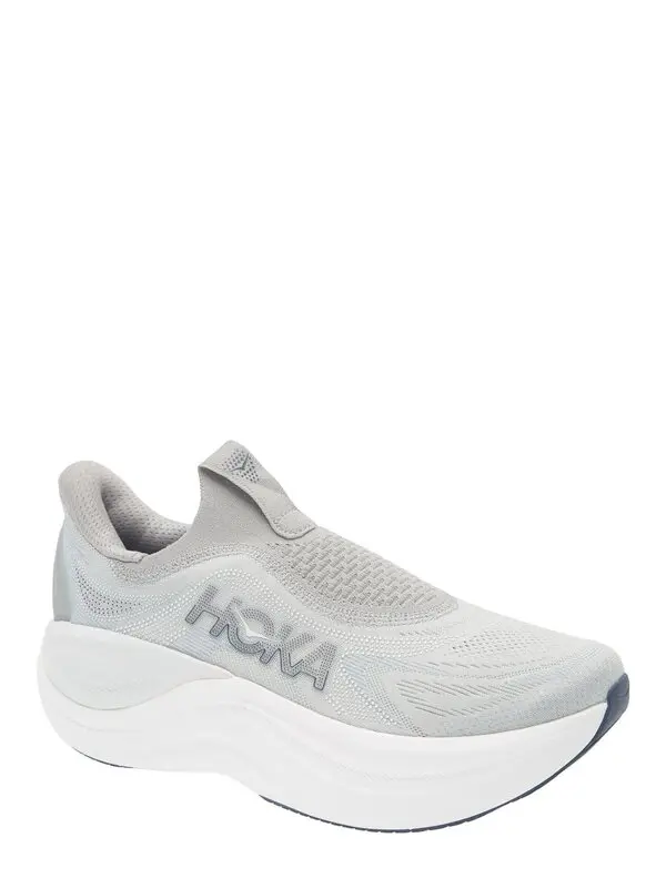HOKA® Skyward Laceless Recovery Sneakers - Stardust/stellar Grey