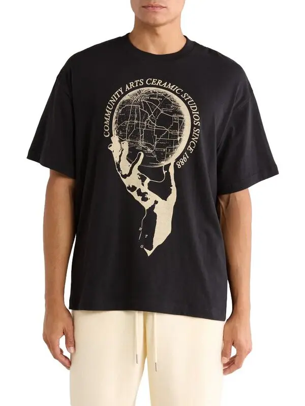 HONOR THE GIFT Honor Ceramic Studio Graphic Tee - Black