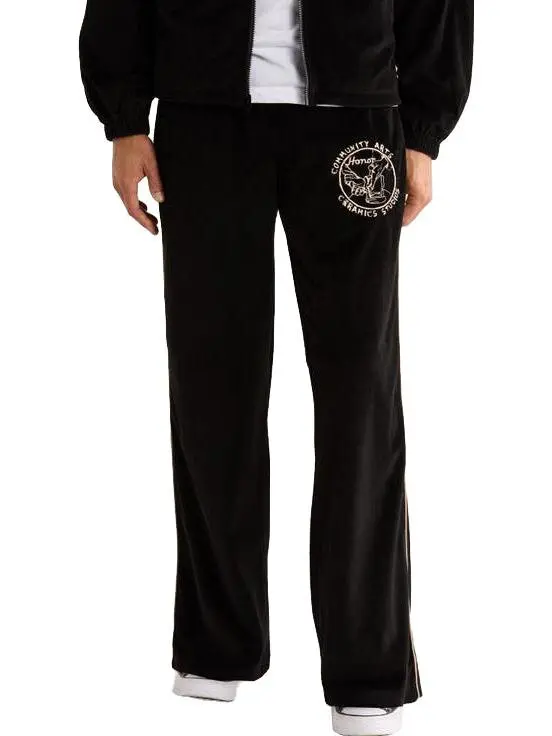 HONOR THE GIFT Piped Track Pants - Black