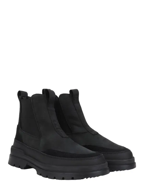 Pajar Messi Waterproof Chelsea Boot - Black Nubuck