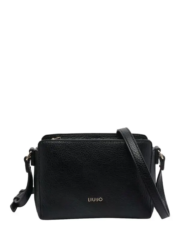 Liu Jo Logo Plaque Crossbody Bag - Black