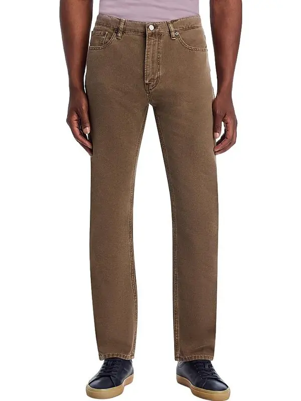 FRAME Modern Straight Fit Jeans - Antique Latte Brown