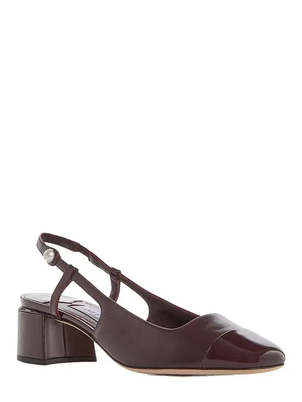 JIMMY CHOO Elisa 45 Slingback Pumps - Deep Merlot