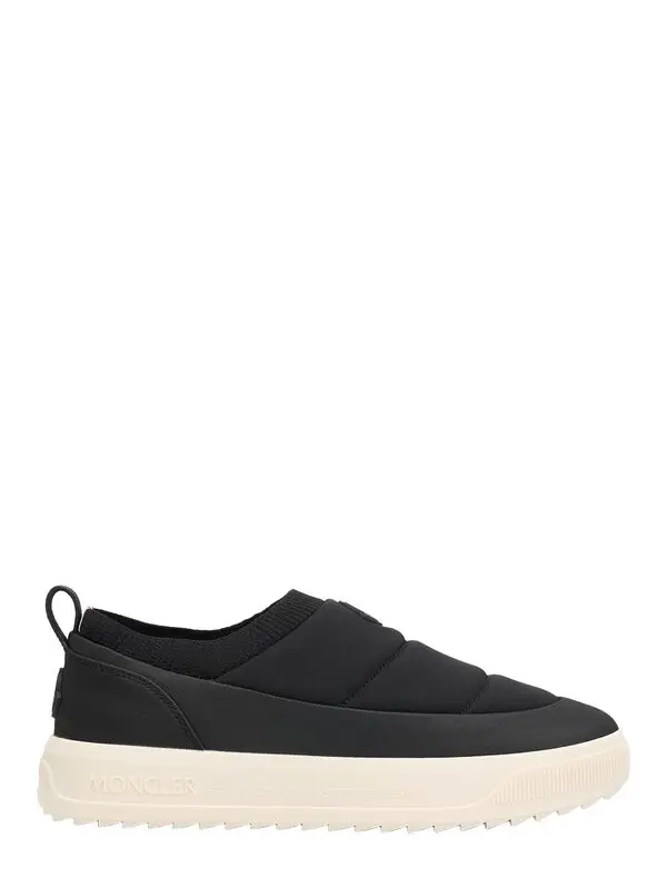 Moncler Altive Quilted Nylon Slip-on Sneakers - Black