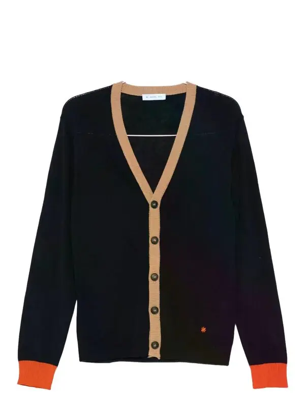MANUEL RITZ Wool-blend Cardigan - Blue
