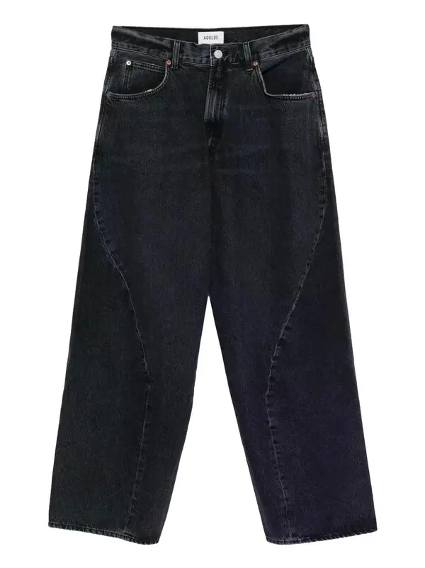 AGOLDE Paneled Jeans - Black