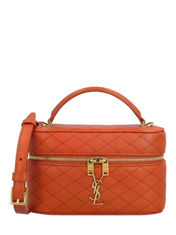 Saint Laurent Gaby Vanity Shoulder Bag - Orange
