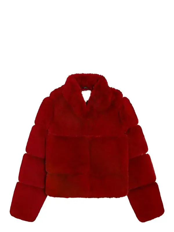 Apparis Sai Faux-fur Jacket - Red