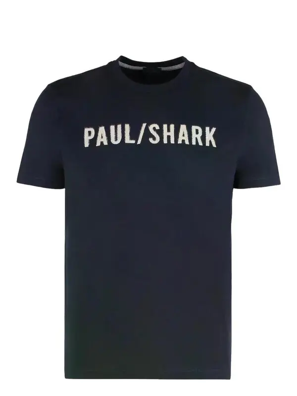 Paul & Shark Logo-print T-shirt - Blue