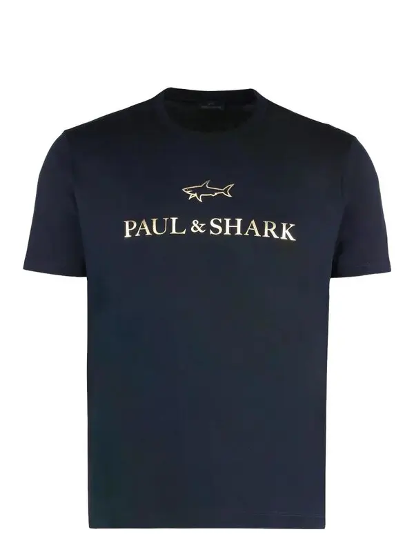 Paul & Shark Logo-print T-shirt - Blue
