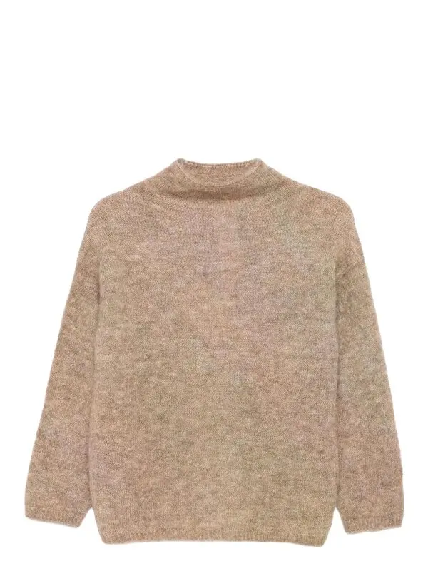 Max Mara Funnel Neck Sweater - Neutrals