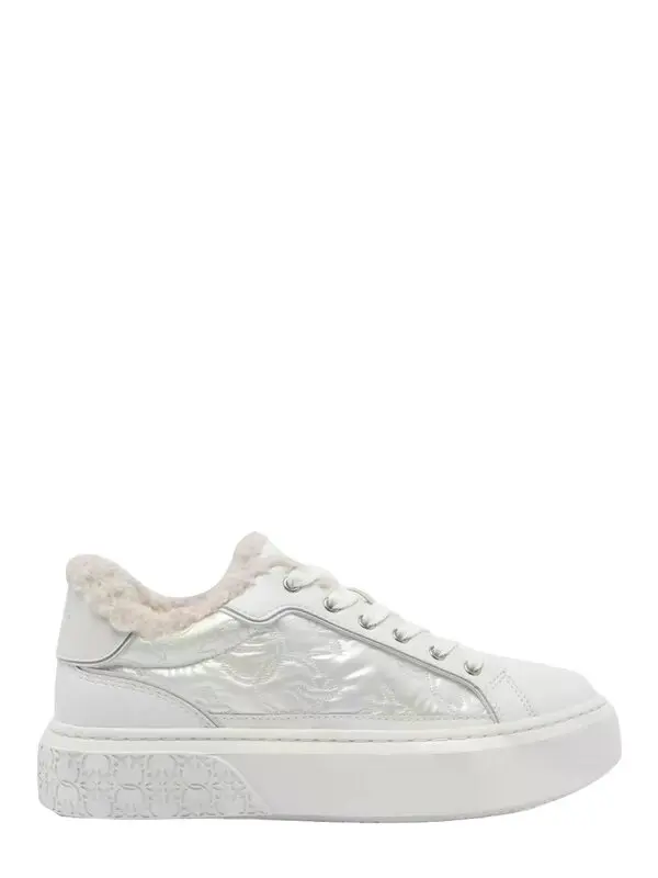 Pinko Quilted Panel Sneakers - White