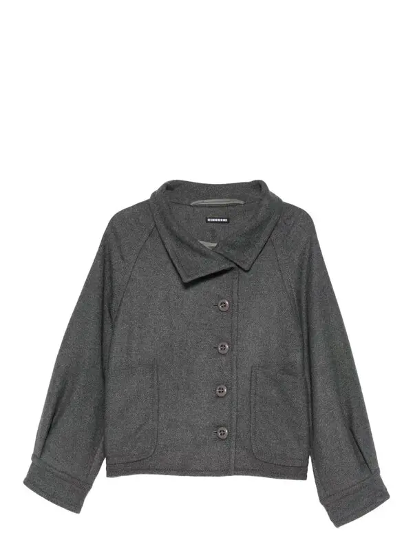 SUSANNE BOMMER Buttoned Jacket With Pockets - Grey