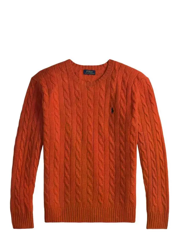 Polo Ralph Lauren Cable-knit Wool Pullover - Orange