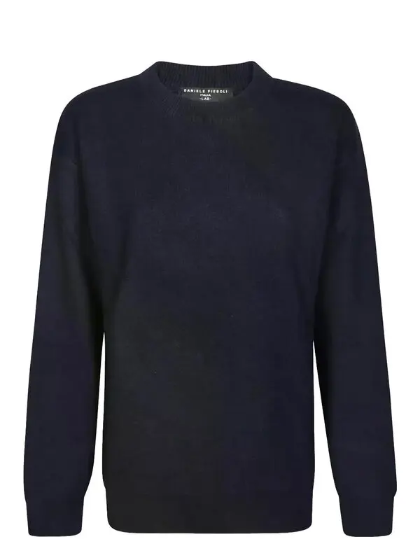DANIELE FIESOLI Paneled Shoulder Sweater - Blue