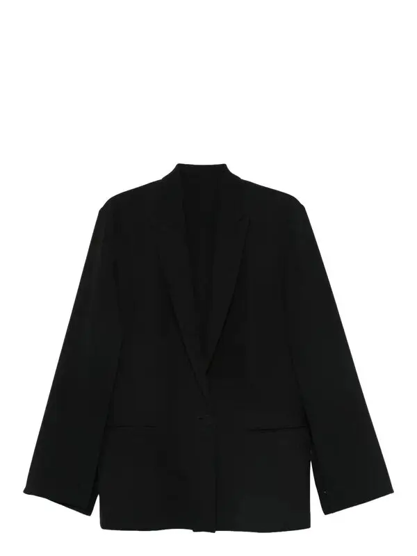 Alberta Ferretti Single-breasted Blazer - Black