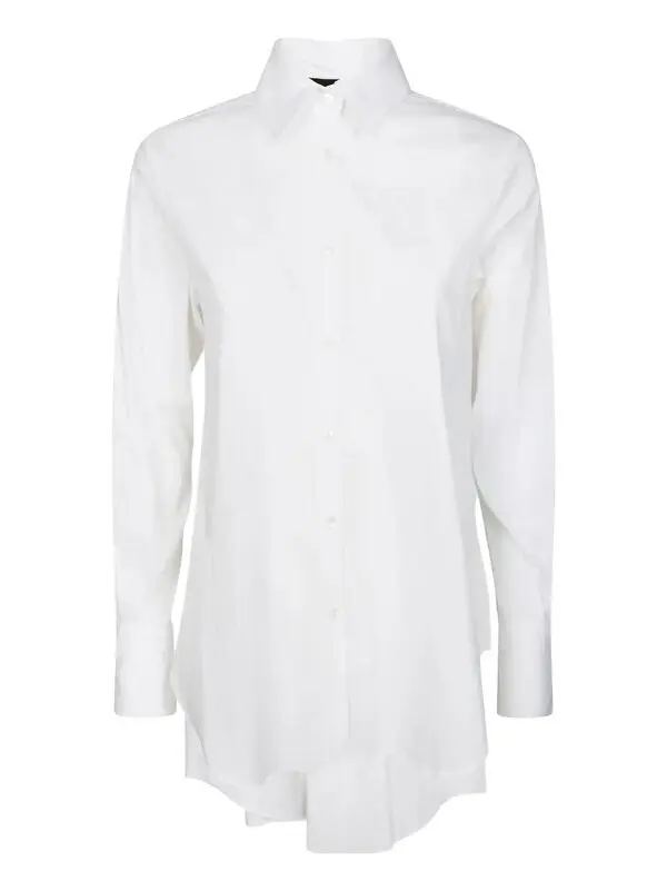 F.IT Side-slit Shirt - White