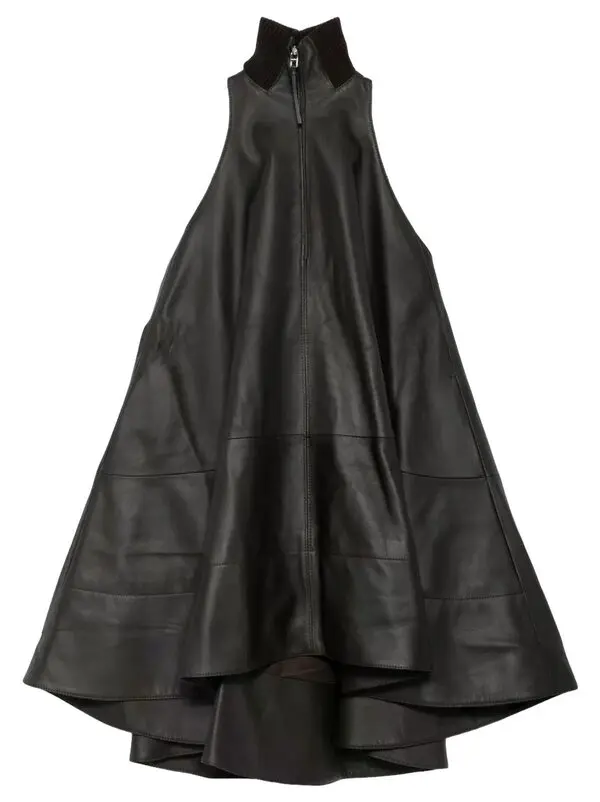 Jacquemus Panelled Zip-up Dress - Black
