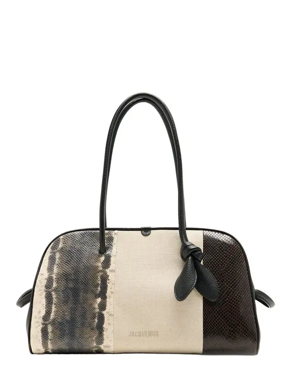 Jacquemus Turismo Snake-effect Leather Shoulder Bag - Multi