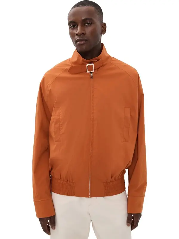 JW Anderson Stretch Weave Harrington Jacket - Ginger