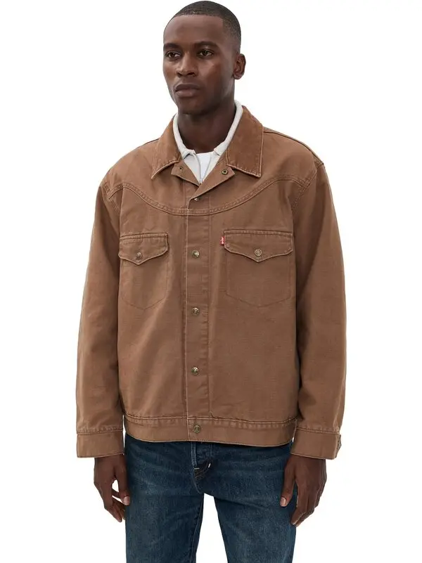 LEVI'S Western Shorthorn Trucker Jacket - Bison
