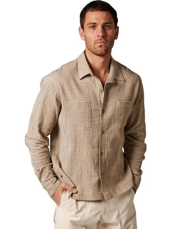 LEISURE LAB Jackson Button Up - Frontier