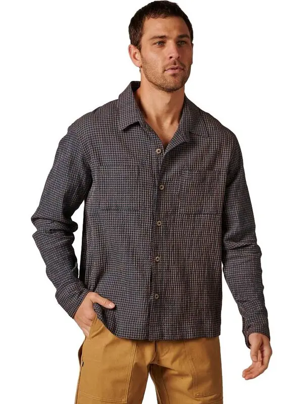 LEISURE LAB Jackson Button Up - Hudson