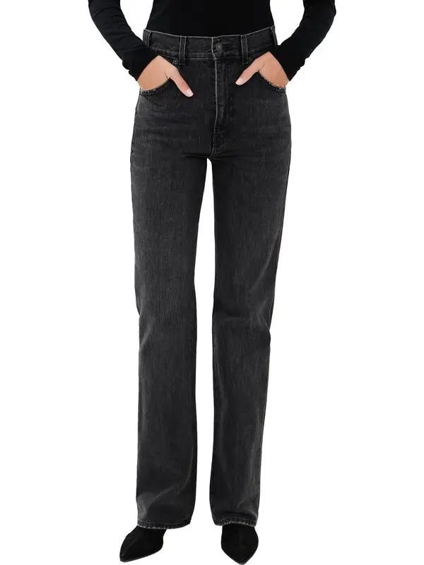 NILI LOTAN Joan Jeans - Stone Black Wash