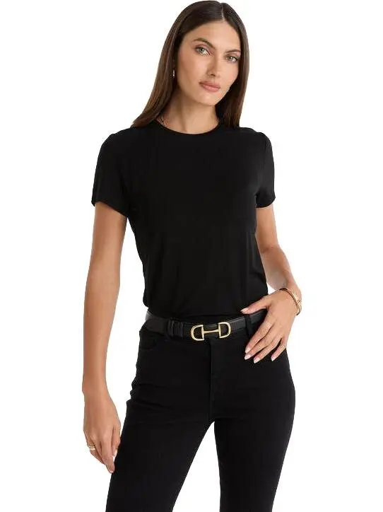 THE NOLI SHOP Amaya Ultra-soft T-shirt - Black