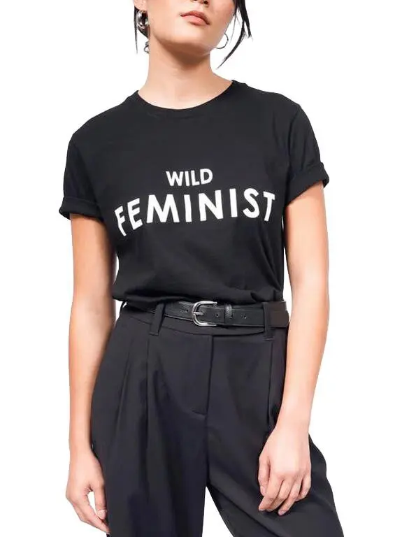 WILDFANG The Wild Feminist ® Tee - Wild Feminist Black