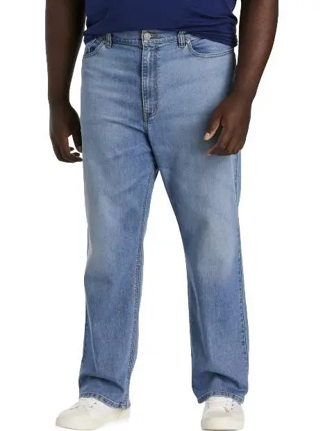 TRUE NATION BY DXL Big & Tall Loose Fit Jeans - Cloud Blue