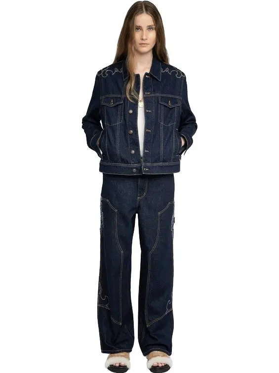 Zadig&Voltaire Bases Western Jacket - Denim