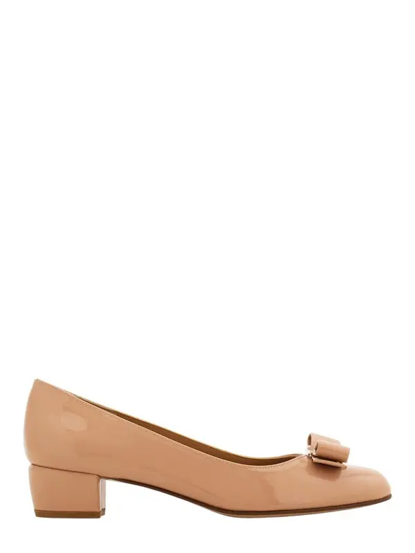 FERRAGAMO Vara Pump - Beige
