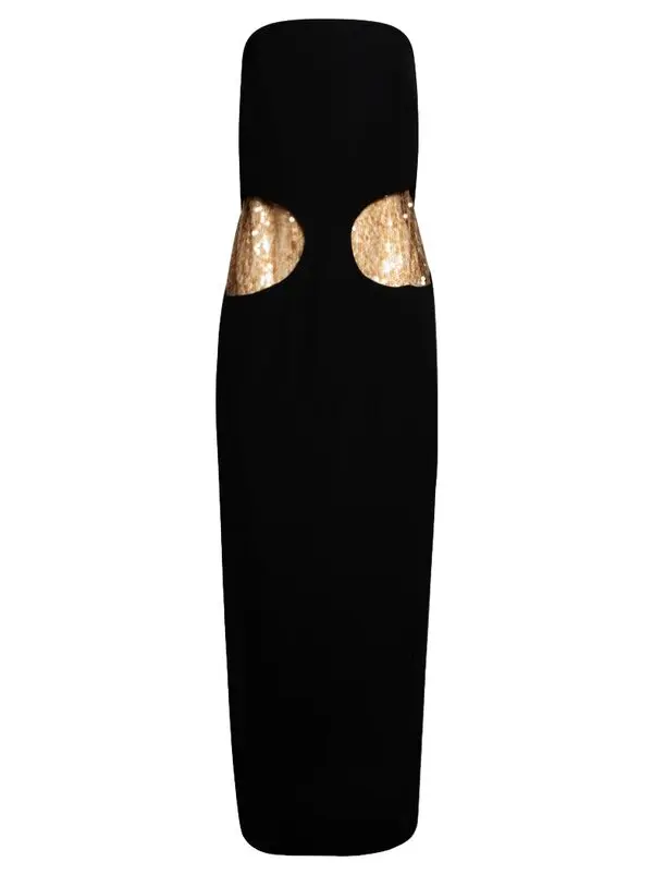 Christopher Esber Borough Strapless Gown - Black