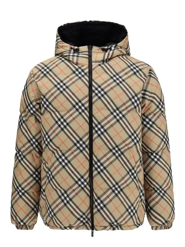 Burberry Detachable Sleeve Down Jacket - Black