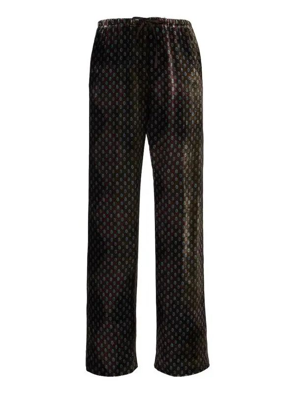Dries Van Noten Printed Wide-leg Satin Pants - Multicoloured