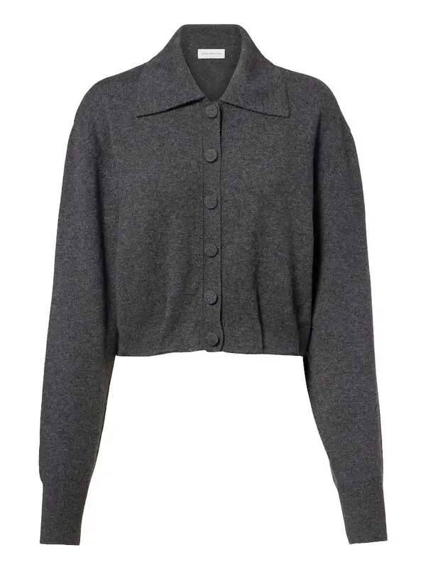 Dries Van Noten Cashmere Cardigan - Grey