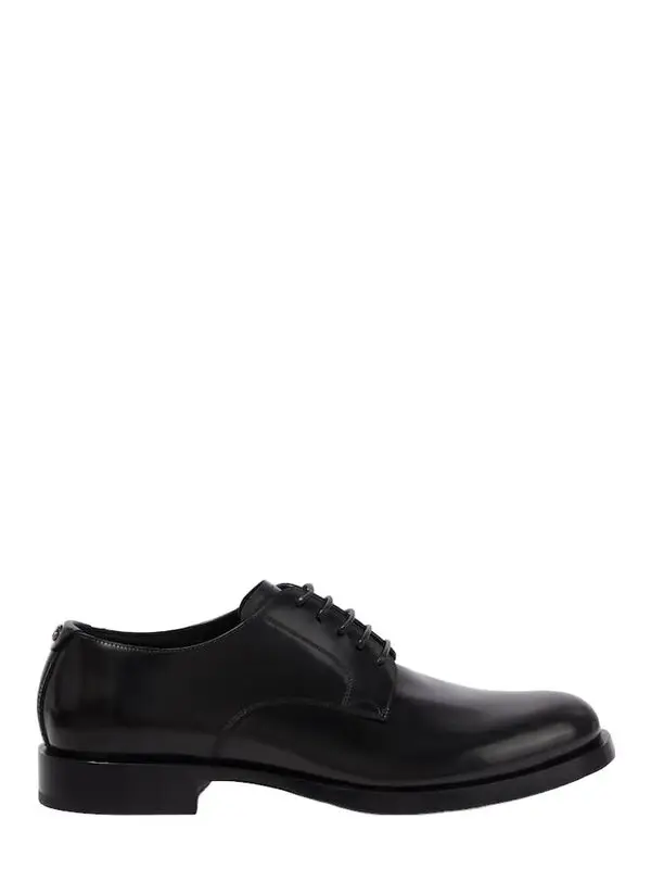 Dolce & Gabbana Leather Derby Shoes - Black